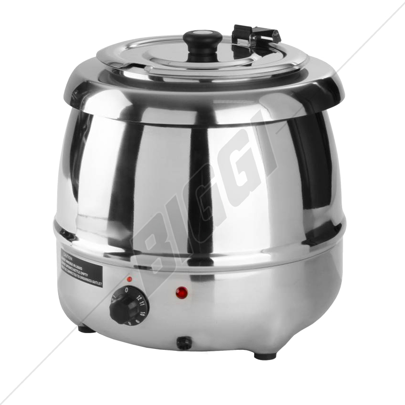 PEROL DE SOPA ELÉCTRICO ACERO INOXIDABLE 10 L - BIGGI | BIGGI ...